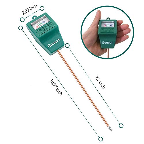 Gouevn 2pack Soil Moisture Meter, Hygrometer Soil Plant Water Meter, Plant Moisture Meter Indoor & Outdoor for Potted Plants, Lawns, Succulent (No Batteries Required)