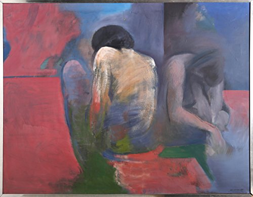 Two Seated Nude Figures