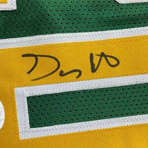 Autographed/Signed Gary Payton Seattle Green Basketball Jersey JSA COA