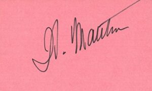 walter mathau actor comedian tv movie autographed signed index card jsa coa