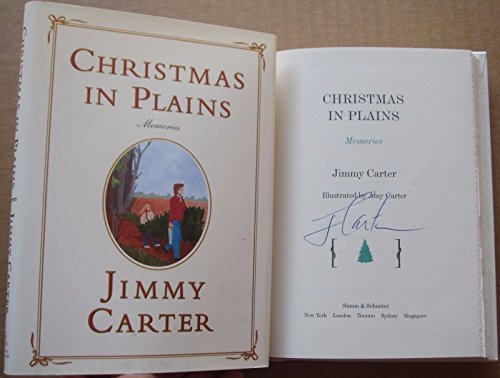 President Jimmy Carter signed Book Christmas in Plains 1st Print Beckett BAS