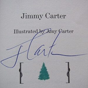 President Jimmy Carter signed Book Christmas in Plains 1st Print Beckett BAS