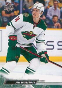 2022-23 upper deck #88 joel eriksson ek minnesota wild series 1 nhl hockey trading card