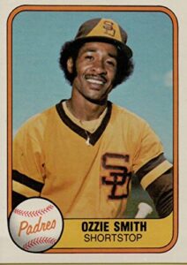 1981 fleer #488 ozzie smith nm-mt san diego padres baseball mlb