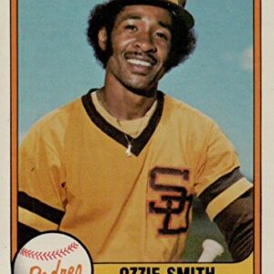 1981 Fleer #488 Ozzie Smith NM-MT San Diego Padres Baseball MLB