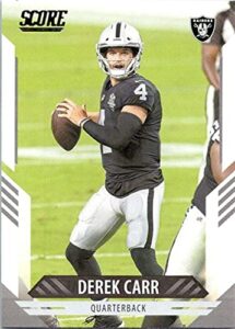 2021 score #224 derek carr las vegas raiders nfl football trading card