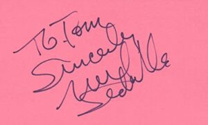 neil sedaka singer musician pop music 1977 waldorf signed index card jsa coa