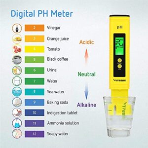 VIVOSUN Digital PH Meter, 3-in-1TDS EC and Temperature Meter, Plant Soil MoistureTester Combo for Home, Garden and Hydroponics