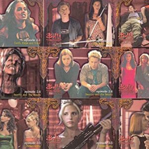 BUFFY THE VAMPIRE SLAYER SEASON 3 1999 COMPLETE BASE CARD SET OF 90