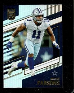 2022 donruss elite #7 micah parsons nmmt cowboys