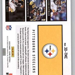 2020 Score 3D #3D-TMC Cameron Heyward/Minkah Fitzpatrick/T.J. Watt Pittsburgh Steelers Football Card