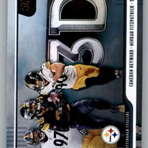 2020 Score 3D #3D-TMC Cameron Heyward/Minkah Fitzpatrick/T.J. Watt Pittsburgh Steelers Football Card