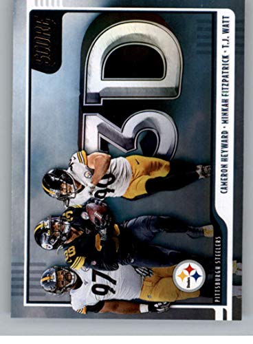 2020 Score 3D #3D-TMC Cameron Heyward/Minkah Fitzpatrick/T.J. Watt Pittsburgh Steelers Football Card