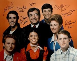 happy days tv show cast signed reprint 8×10 photo rp henry winkler