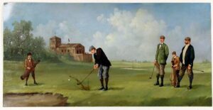 edwardian golfers