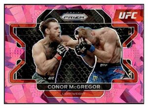 conor mcgregor 2022 panini panini ufc pink ice prizms #39 nm+-mt+ mma fighting