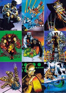 wolverine 2 from then ‘til now 1992 comic images complete base card set of 90 marvel