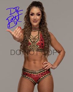 dr. britt baker aew wrestling signed reprint 8×10 photo hot #2 rp