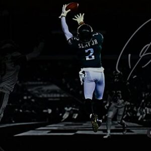 Darius Slay Autographed Eagles 8x10 Spotlight Photo - Beckett W Hologram Silver