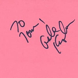 Gabe Kaplan Actor Comedian TV Movie Autographed Signed Index Card JSA COA