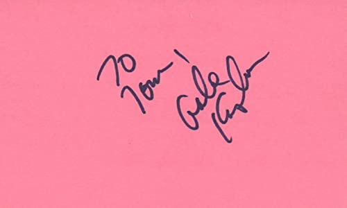 Gabe Kaplan Actor Comedian TV Movie Autographed Signed Index Card JSA COA