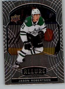 2020-21 upper deck allure #82 jason robertson rc rookie dallas stars nhl hockey base trading card