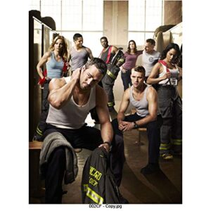 chicago fire -teri reeves as hallie , david eigenberg as christopher hermann, charlie barnett as peter mills, lauren german as leslie shay, monica raymund as gabriella dawson, taylor kinney as kelly severide, jesse spencer as matthew casey, eamonn walker