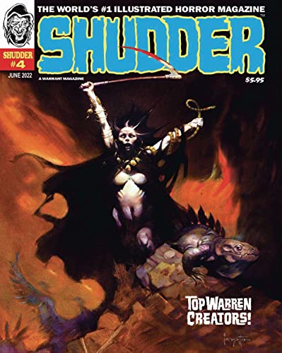 Shudder #4 VF/NM ; Warrant comic book | Frank Frazetta magazine