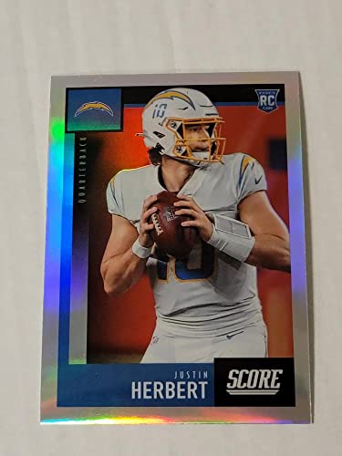 Football NFL 2020 Panini Chronicles Score Update Rookies Silver #443 Justin Herbert NM Near Mint LA Chargers