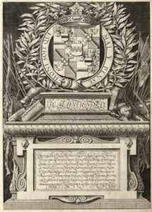 armorial frontispiece from ‘academie de l’espee’