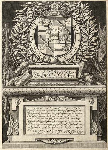 Armorial Frontispiece from 'Academie de l'Espee'