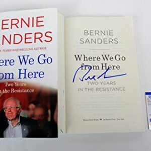 Bernie Sanders Signed Autograph Where We Go From Here 1st/1st Book PSA/DNA COA