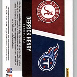 2021 Score Collegiate Champions #4 Derrick Henry Alabama Crimson Tide/Tennessee Titans NFL Football Trading Card