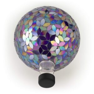 Alpine Corporation GRS122 Gazing Globe, 10"L x 10"W x 12"H, Purple