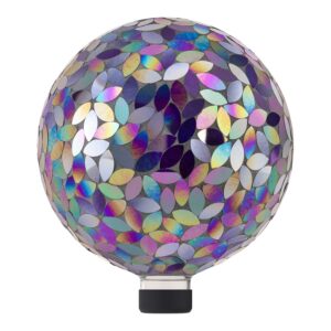 Alpine Corporation GRS122 Gazing Globe, 10"L x 10"W x 12"H, Purple