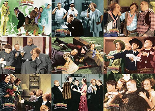 THE THREE 3 STOOGES 2005 BREYGENT COMPLETE BASE CARD SET OF 72 TV