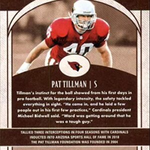 2020 Panini Legacy #108 Pat Tillman Legends Arizona Cardinals NFL Football Trading Card