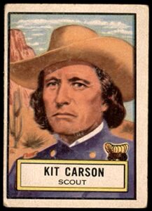 1952 topps look n see (r714-16) (non-sports) card#53 kit carson of the grade good