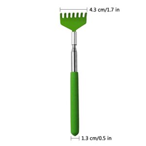 Mini Zen Sand rakes Tool Decoration Garden Sand rake feng Shui Decoration for Home Office 2 Pieces(Yellow + Green)