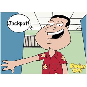 glenn quagmire 8 inch x 10 inch photograph family guy (tv series 1999 – ) saying, “jackpot!” kn