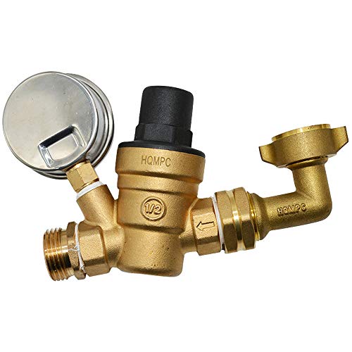 HQMPC Garden Hose Elbow Connector 90 Degree Brass Hose Elbow (2Pcs)+ Extra 4 Pressure Washers