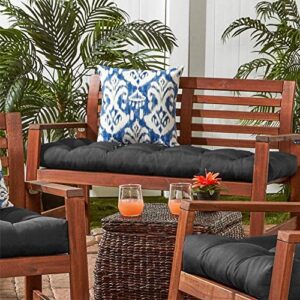 Indoor/Outdoor Bench Cushion Cotton Garden Furniture Loveseat Cushion, 51.2"x19.7" Patio Wicker Seat Cushions for Lounger Garden Furniture Patio Lounger Bench (Navy Blue)