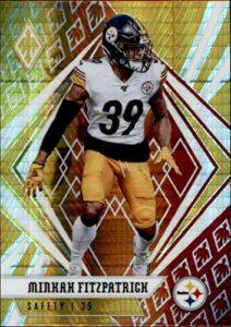 2020 panini phoenix fire burst #3 minkah fitzpatrick pittsburgh steelers football card