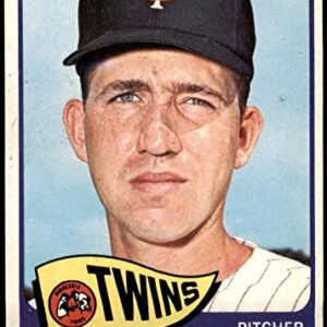 1965 Topps # 326 Dwight Siebler Minnesota Twins (Baseball Card) VG Twins