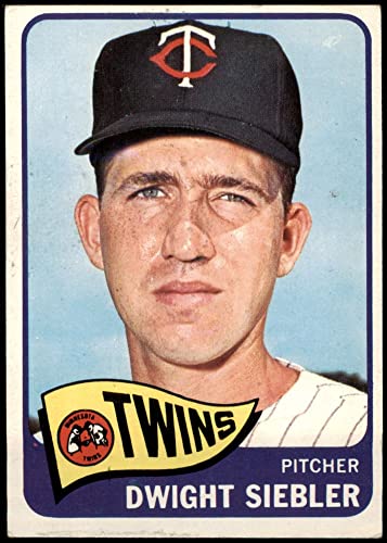 1965 Topps # 326 Dwight Siebler Minnesota Twins (Baseball Card) VG Twins