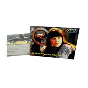 xena the warrior princess seasons 4 and 5 trading card set (72) nm/mt