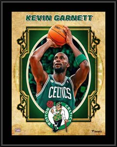 kevin garnett boston celtics 10.5″ x 13″ sublimated hardwood classics player plaque – nba team plaques and collages