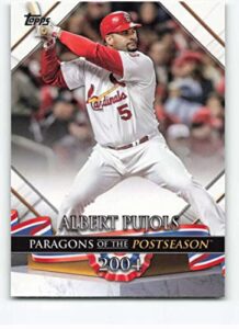 2022 topps update paragons of the postseason #pp-10 albert pujols nm-mt st. louis cardinals baseball mlb