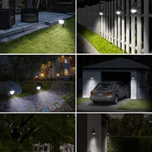 Xibolar Solar Spot Lights Outdoor [2 Pack], 32 LED Solar Powered Landscape Spotlights, IP65 Waterproof Solar Outdoor Lights, Auto On/Off 2 Modes Lighting for Yard Pathway Porch Patio(Cool White)