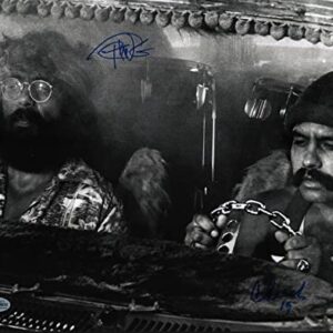 Cheech Marin & Tommy Chong Signed Autograph 11x14 Photo Up In Smoke Beckett COA